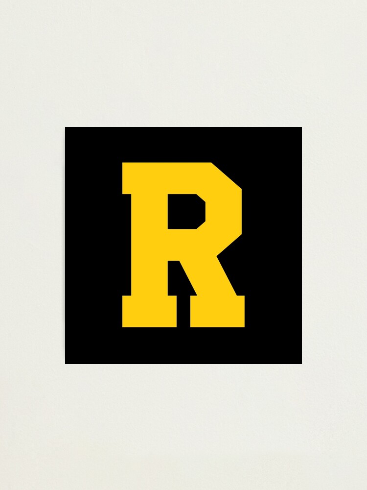 "Alphabet, Yellow R, Sports letter R" Photographic Print by ...