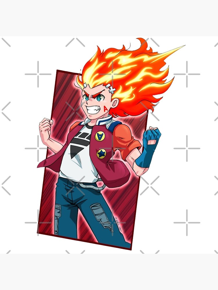 "Aiga Akaba - Beyblade Burst" Poster for Sale by AyushTuber | Redbubble