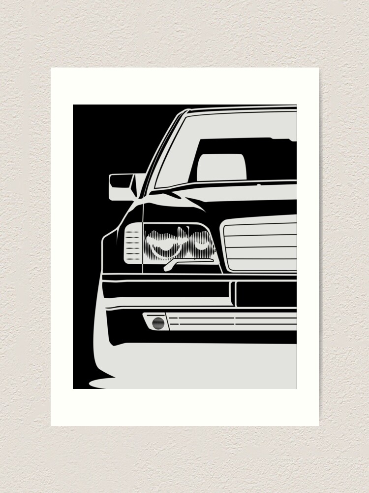 "W124" Art Print for Sale by AzmeeZopArt | Redbubble