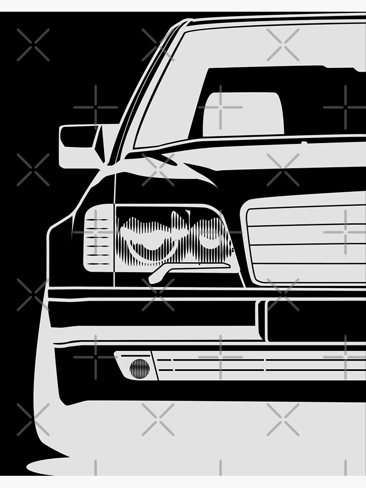 "W124" Art Print for Sale by AzmeeZopArt | Redbubble