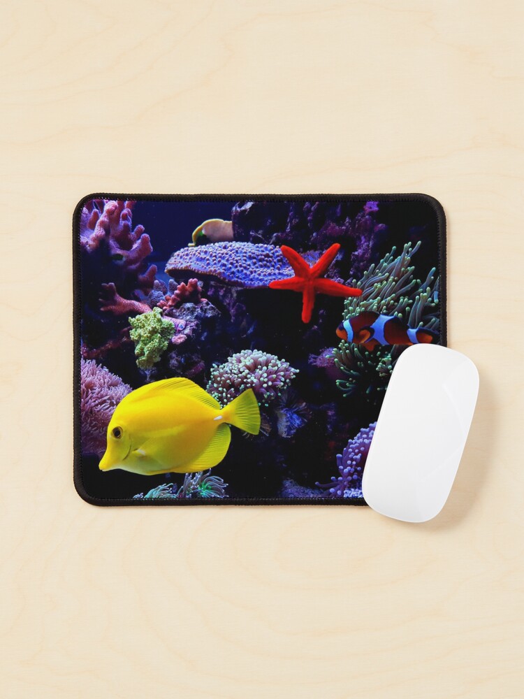 "Colorful Aquarium Fish" Mouse Pad for Sale by Woowee808 | Redbubble