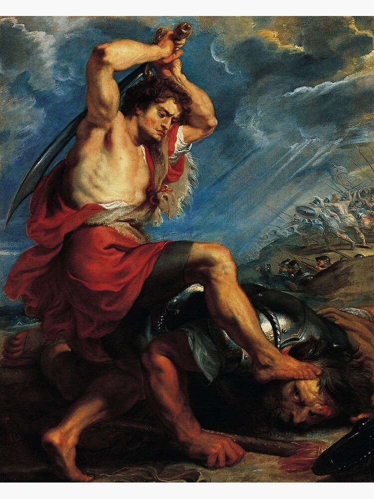 "david against goliath" Photographic Print by arthistory | Redbubble