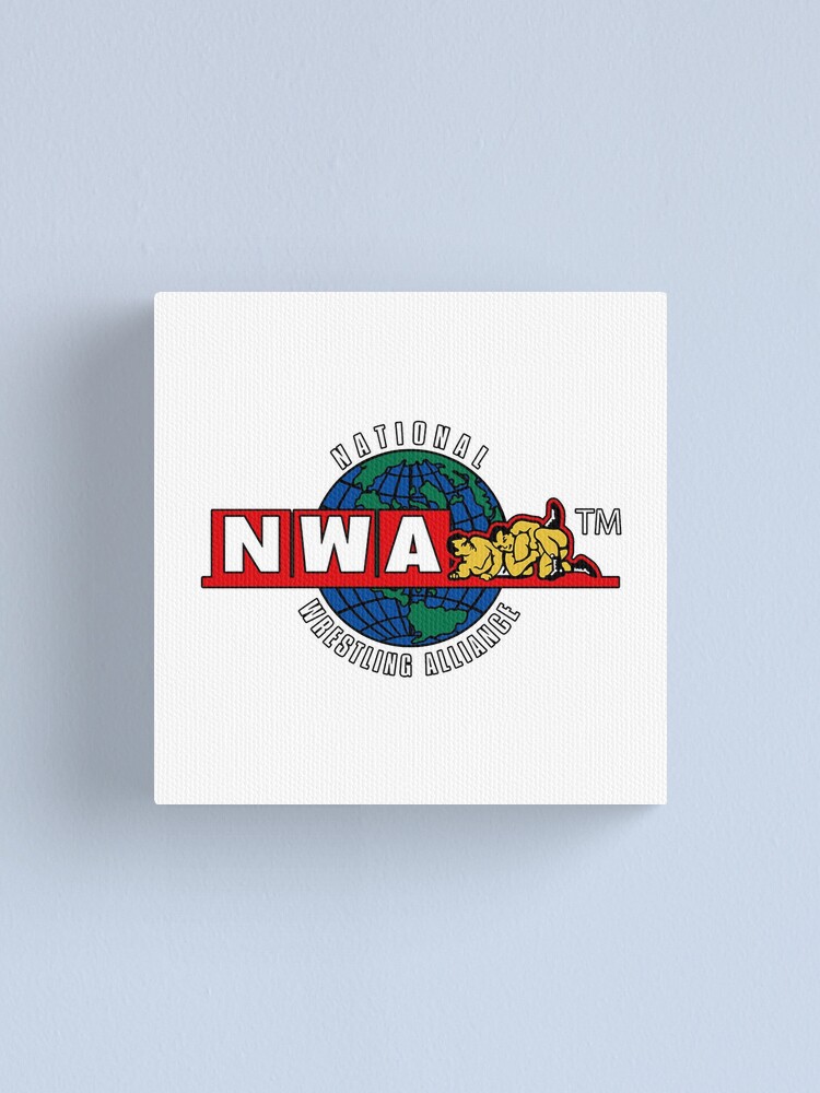 "NWA Wrestling Logo" Canvas Print for Sale by imcrimsonross | Redbubble