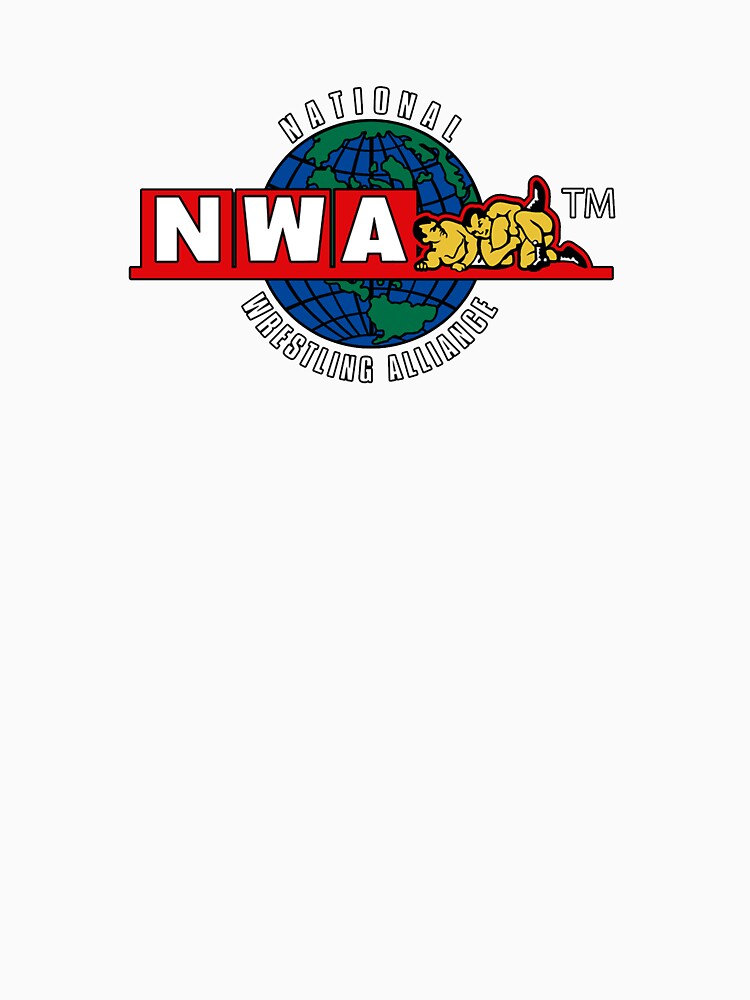 "NWA Wrestling Logo" T-shirt for Sale by imcrimsonross | Redbubble ...