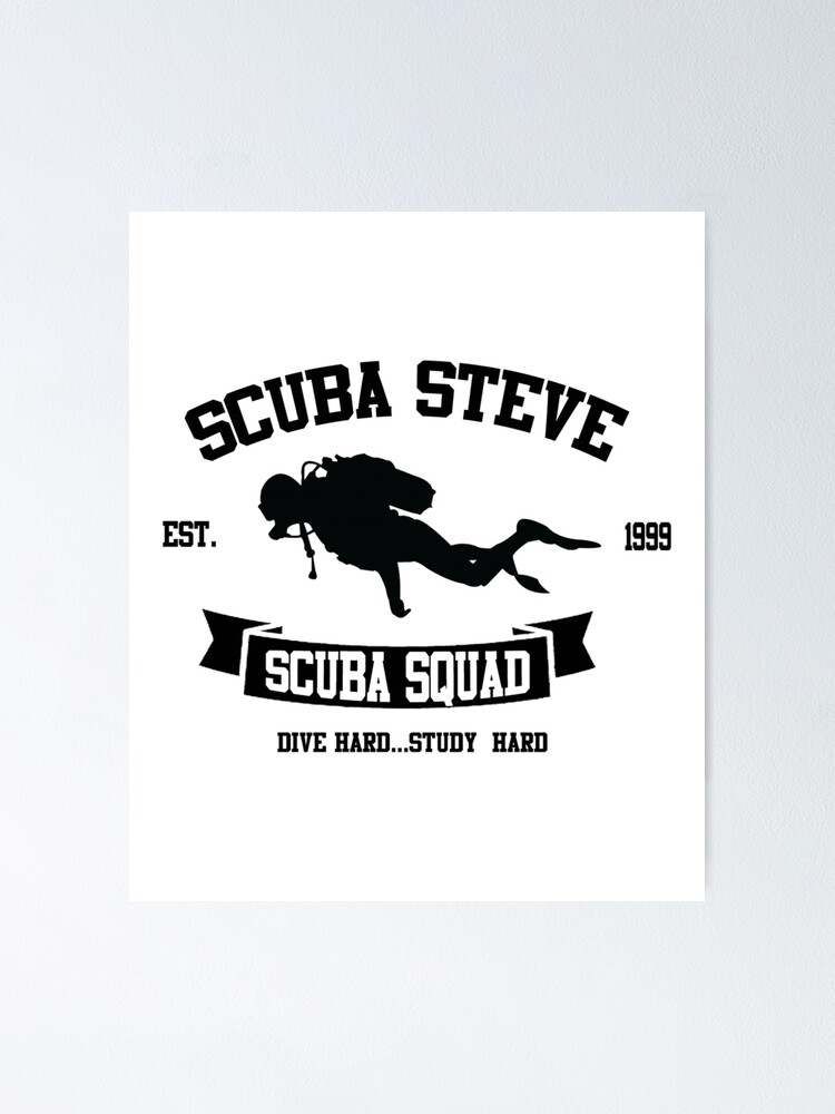 "Scuba Steve Scuba Squad" Poster for Sale by luisoart | Redbubble
