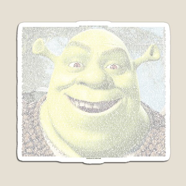 "SHREK Entire Script With Shrek Face" Magnet for Sale by luisoart ...