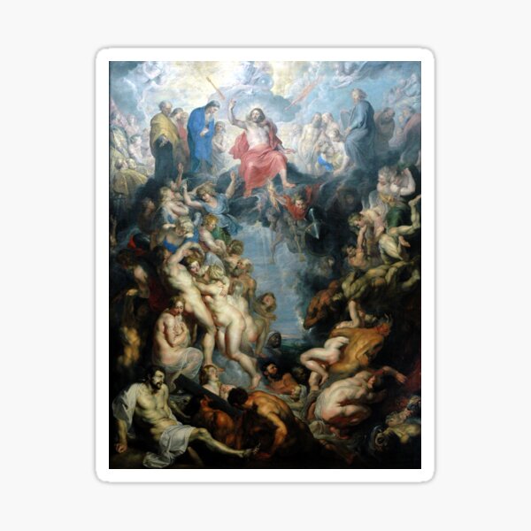 "the last judgment last judgment Rubens" Sticker for Sale by arthistory ...