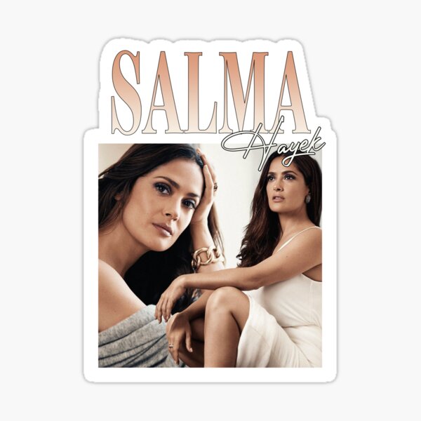 "Salma Hayek" Sticker for Sale by silvieex | Redbubble