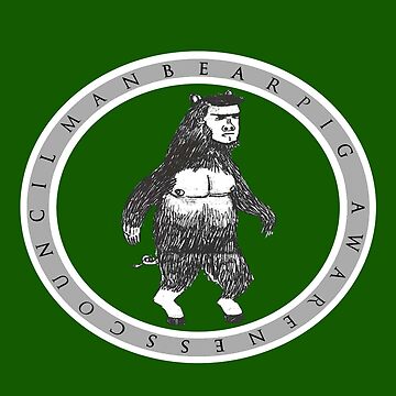 "ManBearPig Awareness Council" Sticker for Sale by RobbyP | Redbubble