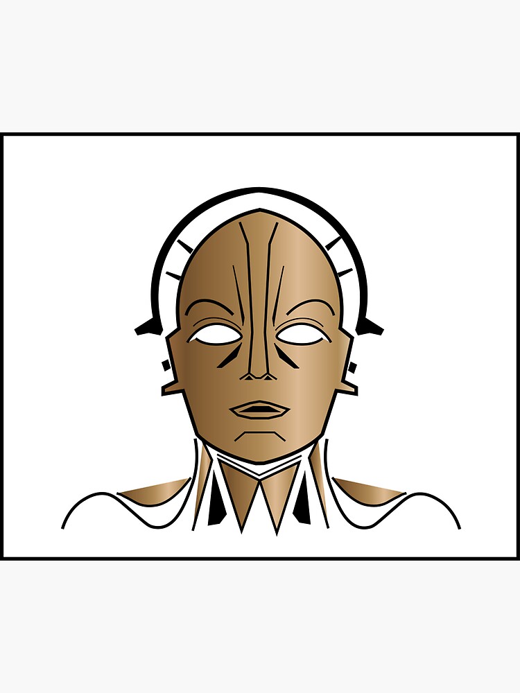 "Metropolis Gold" Sticker for Sale by Eleiden | Redbubble