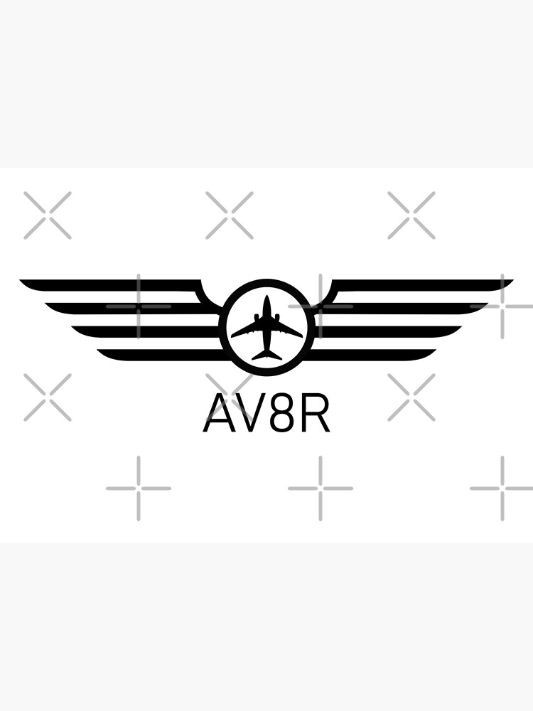 "AV8R Wings Jet Pilot Gear" Poster for Sale by VFRZone | Redbubble