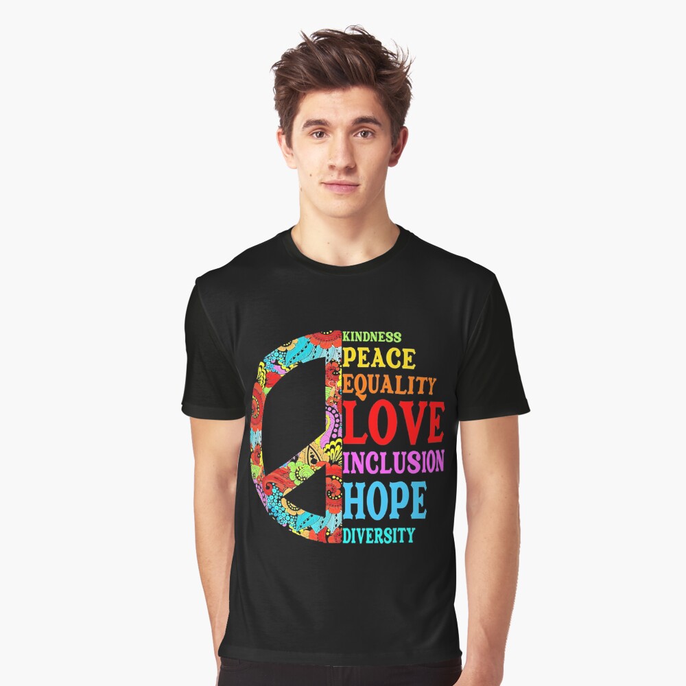 "Kindness Peace Equality Love Inclusion Hope Diversity" Poster for Sale ...