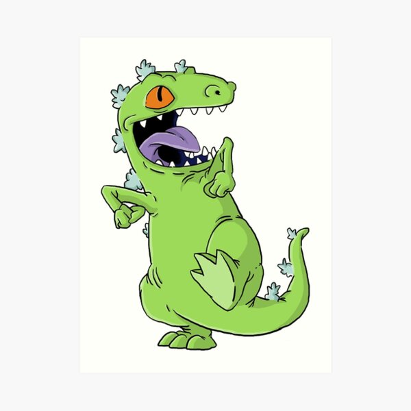 "Rugrats - Reptar" Art Print for Sale by KidzyArt | Redbubble