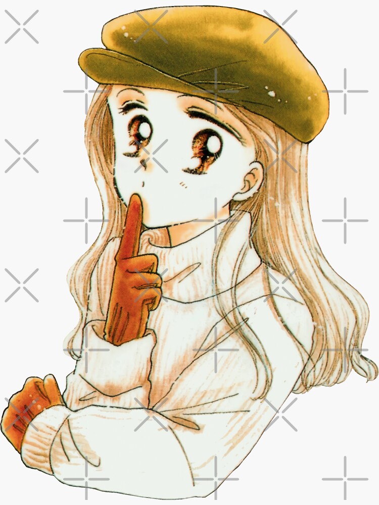 "Anime Manga girl Confused" Sticker for Sale by Hexagonart | Redbubble