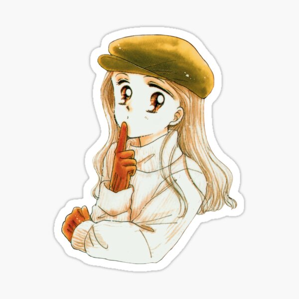 "Anime Manga girl Confused" Sticker for Sale by Hexagonart | Redbubble