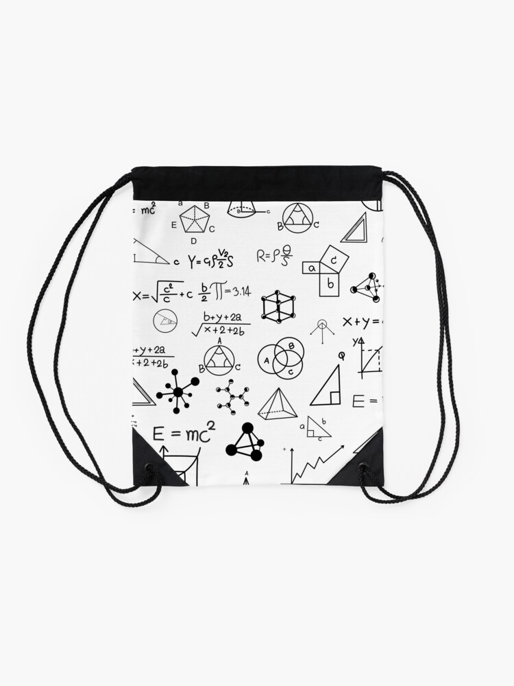 Mochila saco «Fórmulas físicas dibujadas a mano Educación del conocimiento de la ciencia ...