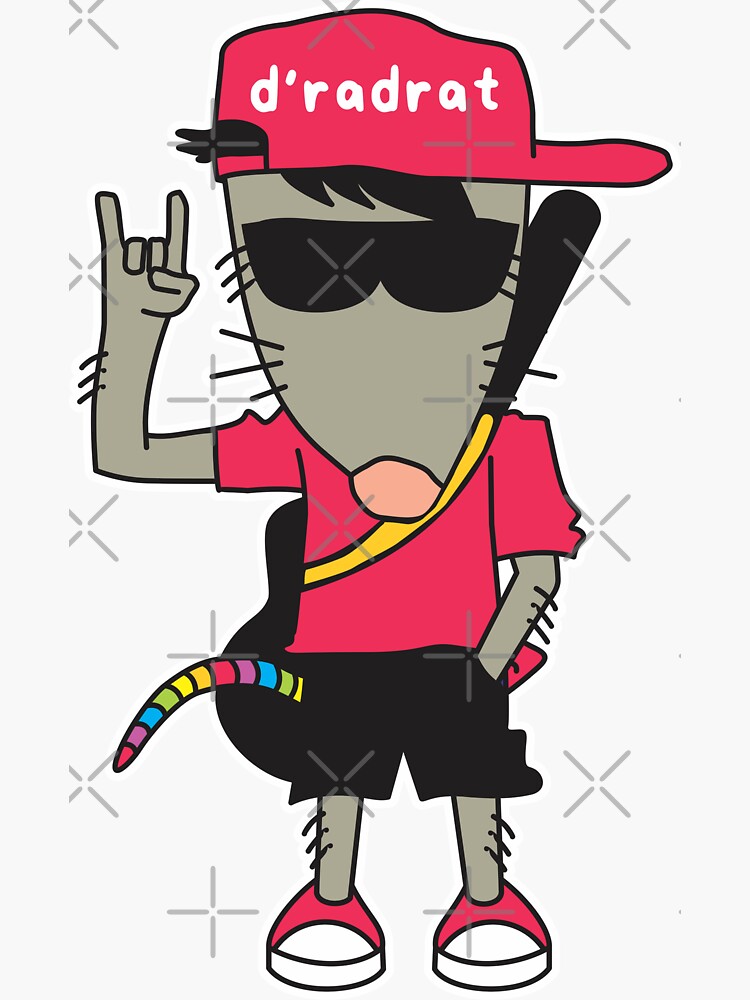 "Radrat" Sticker for Sale by andriandesain | Redbubble