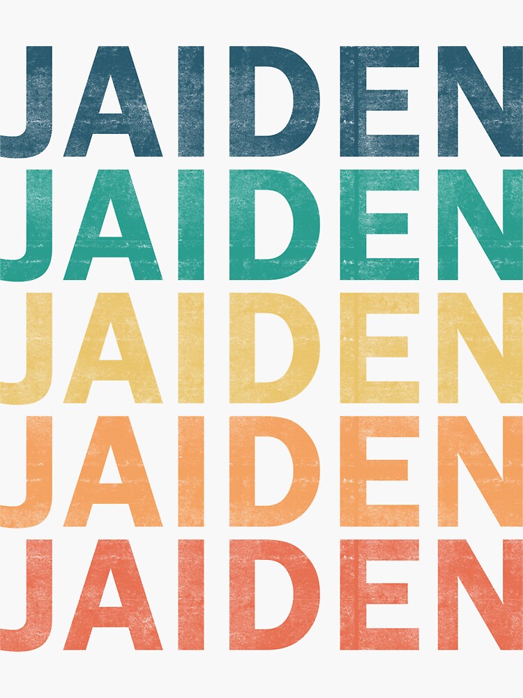 Pegatina «Camiseta con nombre de Jaiden - Camiseta de artículo de ...