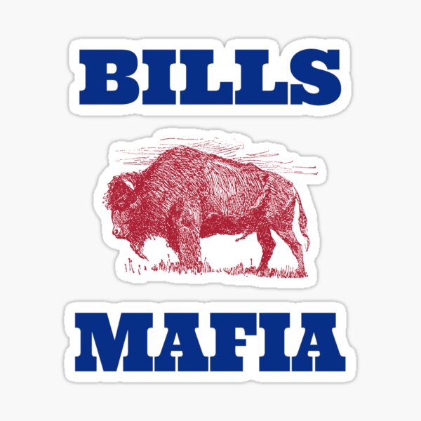 "Buffalo Bills Mafia" Sticker for Sale by AD-Apparel- | Redbubble