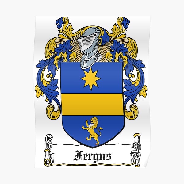 "Fergus (Mayo)" Poster by HaroldHeraldry | Redbubble