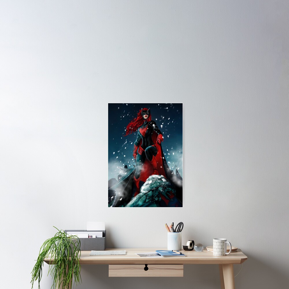 "girl red cartoon" Poster for Sale by suansusan | Redbubble
