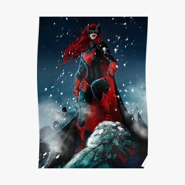 "girl red cartoon" Poster for Sale by suansusan | Redbubble