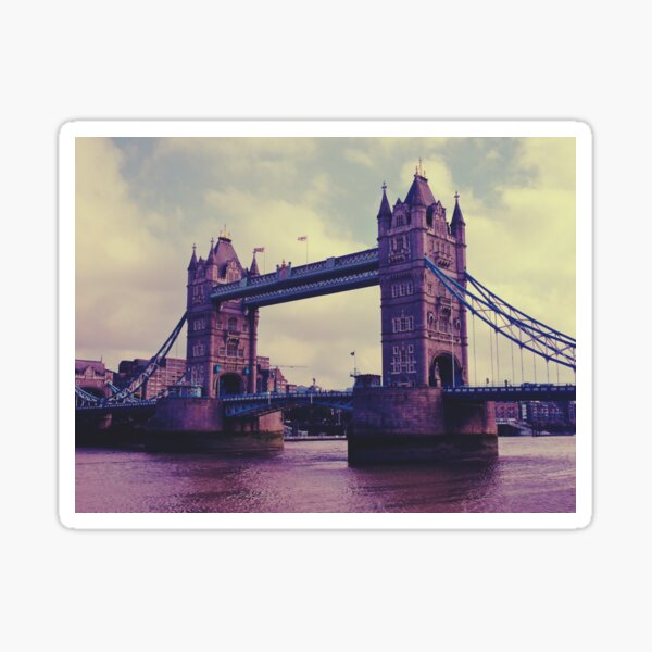 "London Tower Bridge" Sticker for Sale by AllannahStryder | Redbubble