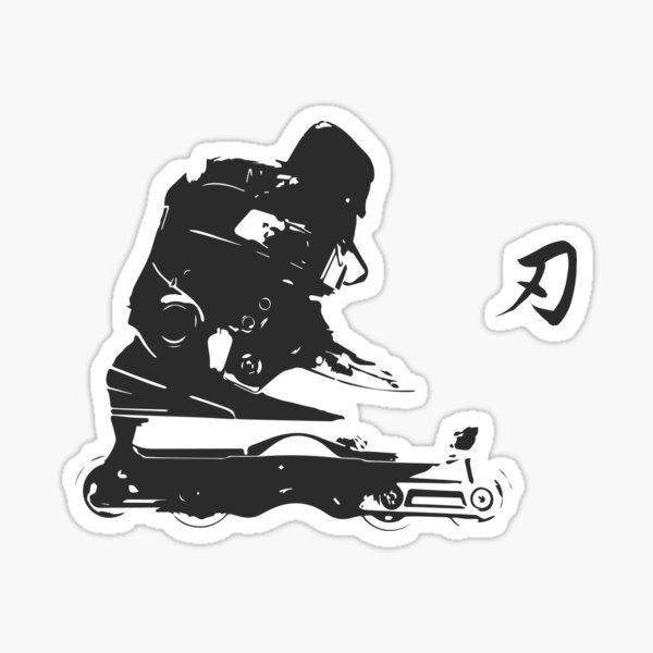 "(Light) Blade - Aggressive Inline Skating" Sticker for Sale by ...