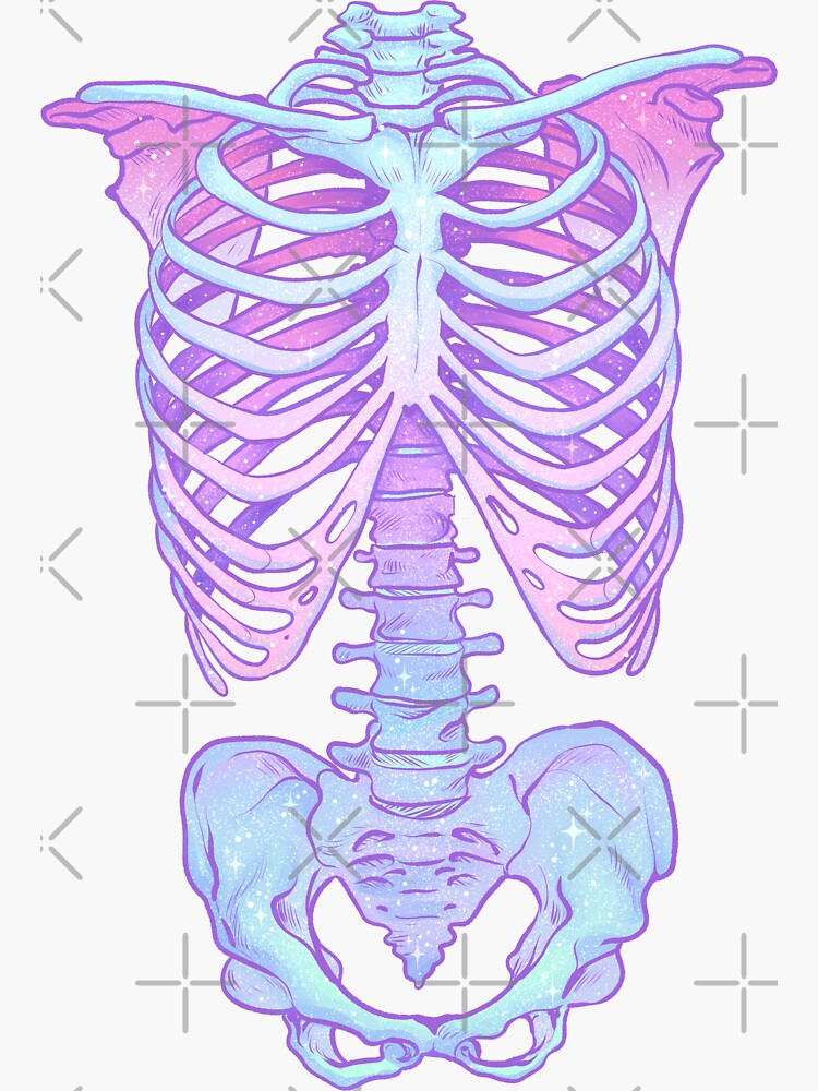 "Skeleton Cutie" Sticker for Sale by Paisley Yazel | Redbubble