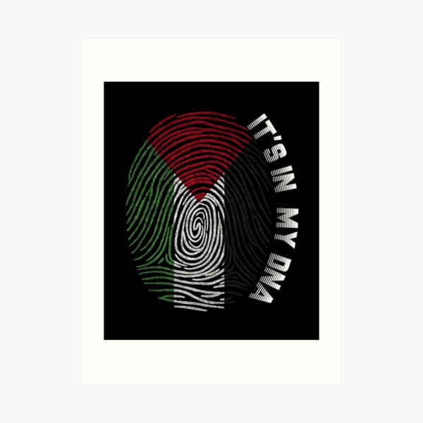 "DNA Palestine , It's in my DNA,Palestinian Flag Roots, Palestinian ...