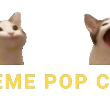 "Popcat Click funny cute cat meme apperal Cap" Mouse Pad for Sale by ...