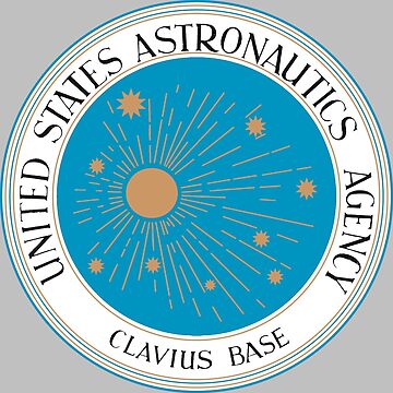 "2001 Space Odyssey USAA Clavius Base Patch" Sticker for Sale by KTmS ...