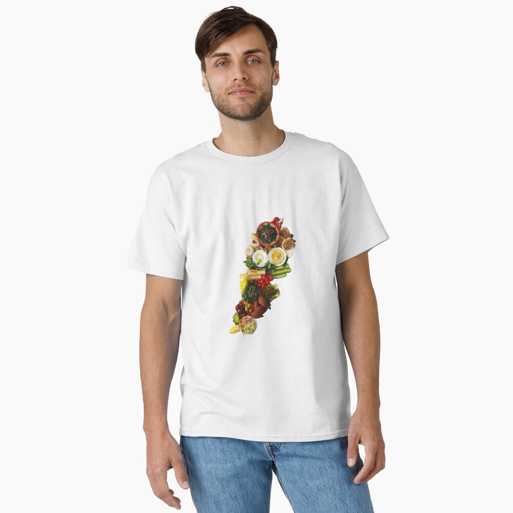 "Lebanese food map" Sticker by kellykhoury | Redbubble