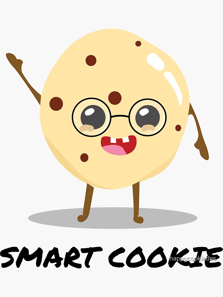 "Cute smart cookie ready for SCHOOL " Sticker for Sale by ...