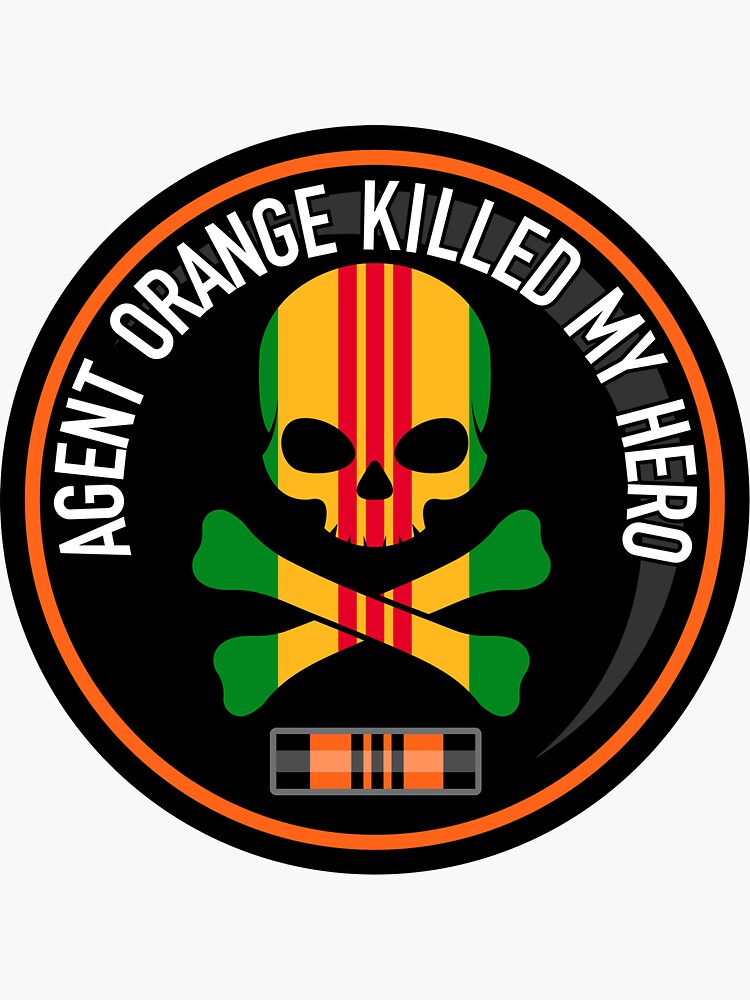 "AGENT ORANGE" Sticker for Sale by gbart33 | Redbubble