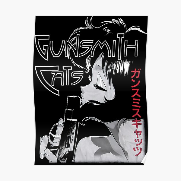 "Vintage Gunsmith Cats" Poster by MoniqueSPOON | Redbubble