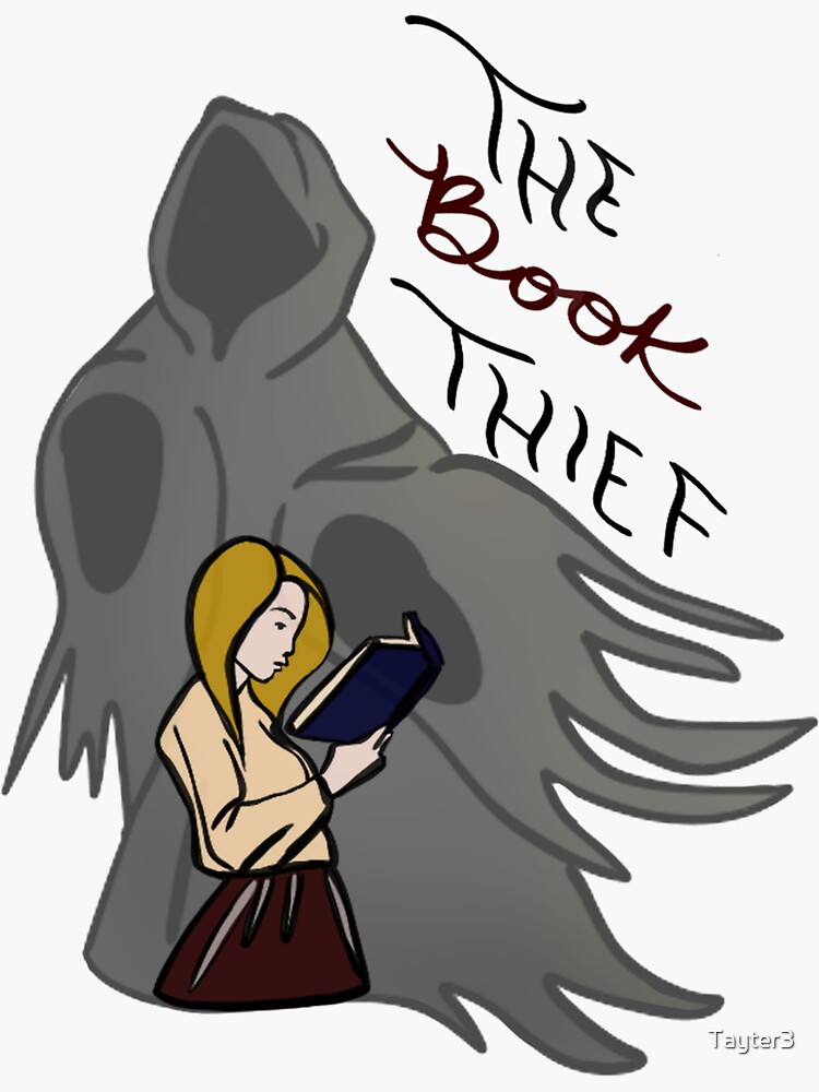 "The book thief " Sticker for Sale by Tayter3 | Redbubble
