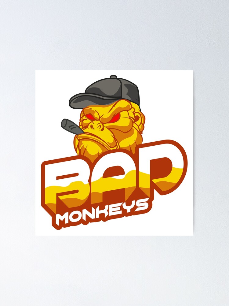 "BAD MONKEYS Logo Art" Poster for Sale by artbiter | Redbubble