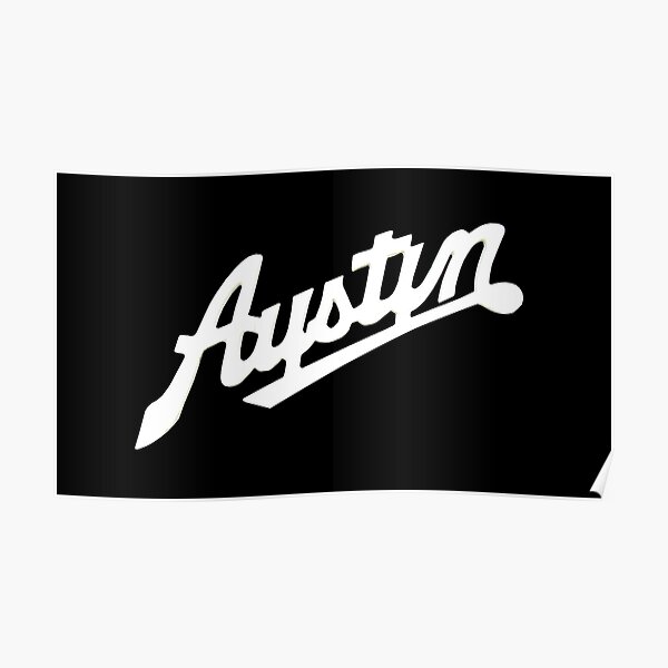 "Austin vintage car logo" Poster by soitwouldseem | Redbubble