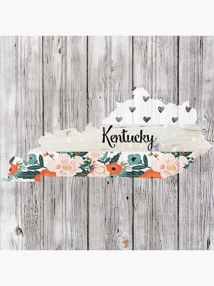 "Kentucky State" Sticker for Sale by MirrissaMillen | Redbubble