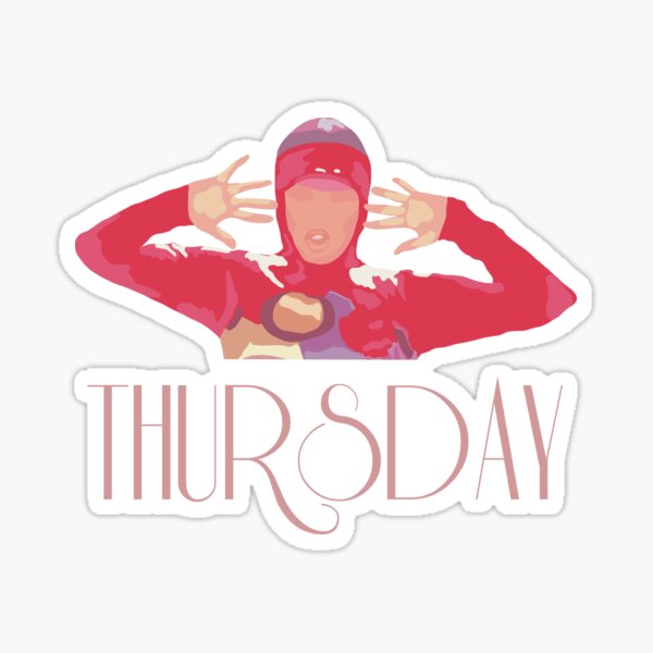 "Patsy Thursday Fancy" Sticker for Sale by Chadwik | Redbubble
