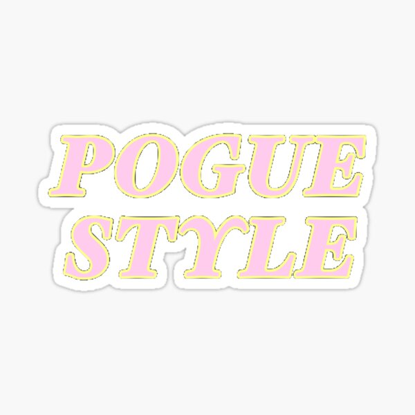 "outer banks - pogue style" Sticker for Sale by clvckbait | Redbubble