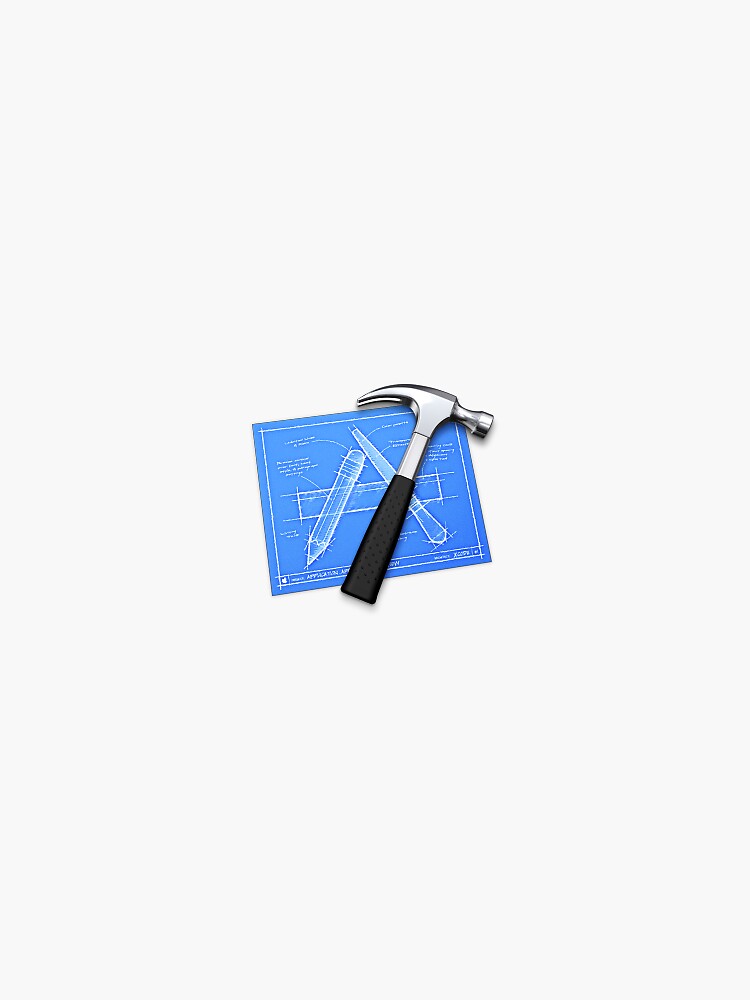 "XCode App Logo Apple" Sticker for Sale by Poockine | Redbubble