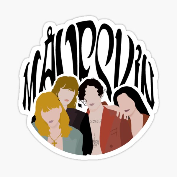 "Maneskin" Sticker by annaelisav8 | Redbubble