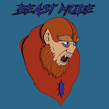 "Beast Mode" Sticker for Sale by NotoriousPopArt | Redbubble