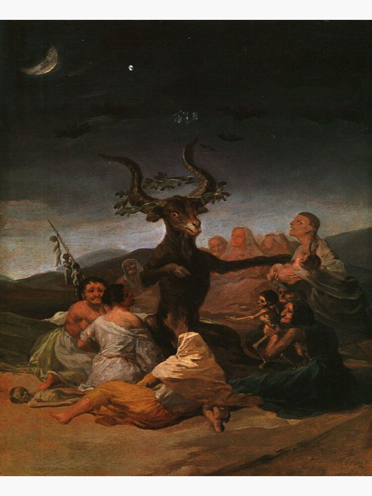 "Goya Painting" Sticker by HARB4RD | Redbubble