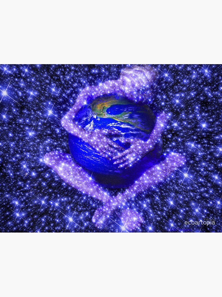 "Gaia" Sticker for Sale by ecoartopia | Redbubble