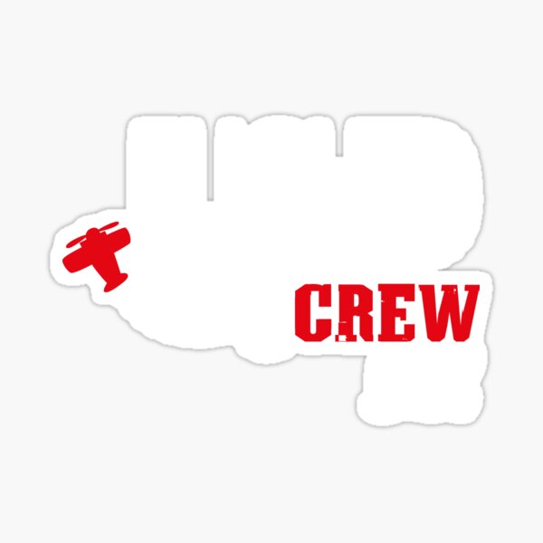 "Flight Crew Airplane Birthday Dad, airplane Matching Family" Sticker ...