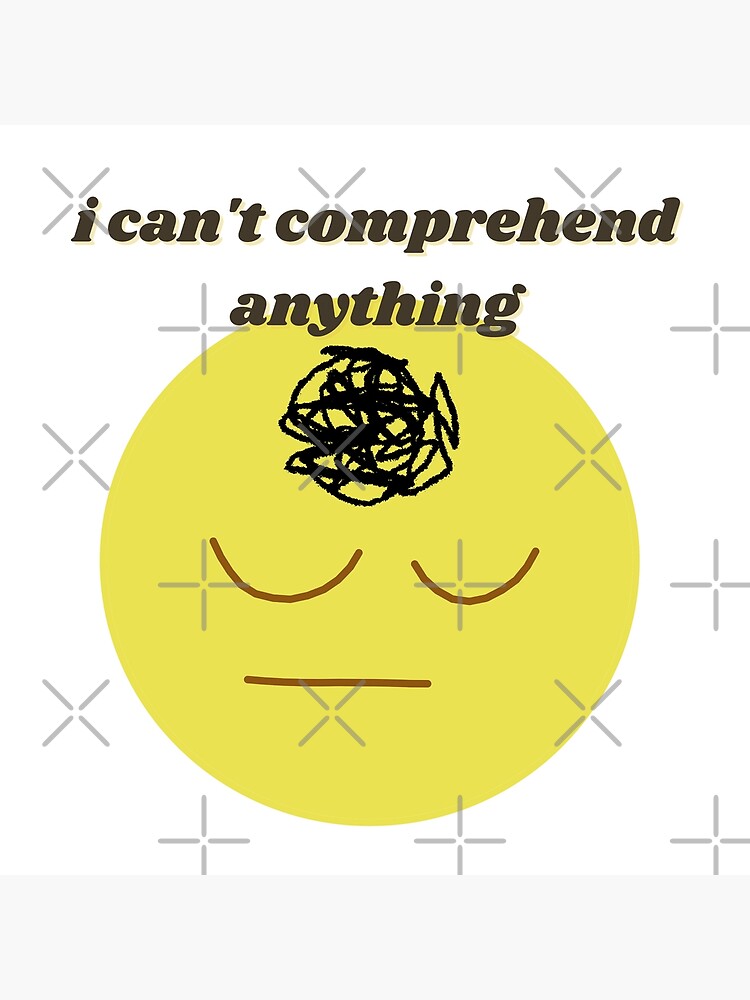 "no thoughts head empty " Poster for Sale by jigglycake | Redbubble