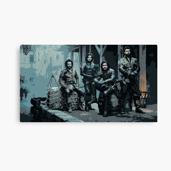 "Musketeers Blue" Canvas Print for Sale by geekery2016 | Redbubble